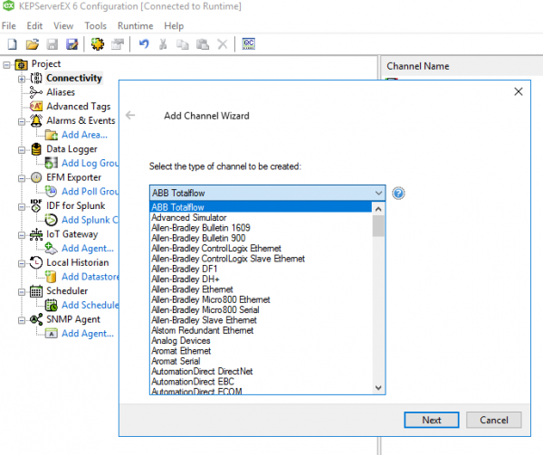 Kepware channel configuration ( OPC Server) - PLC Programming & Automation