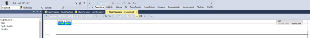 Create Controller Fault Routine Plc Programming And Automation
