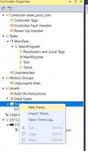 PLC Trend Chart Settings And Monitoring - PLC Programming & Automation